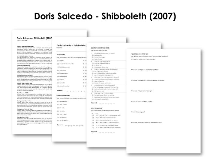 Doris Salcedo - Shibboleth (2007) | Teaching Resources
