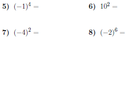 Evaluating exponents worksheets (with solutions) | Teaching Resources