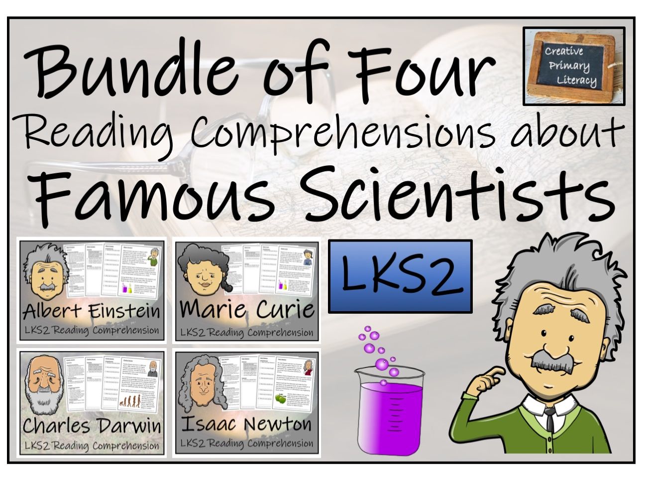 LKS2 Science - Famous Scientists Reading Comprehension Bundle ...