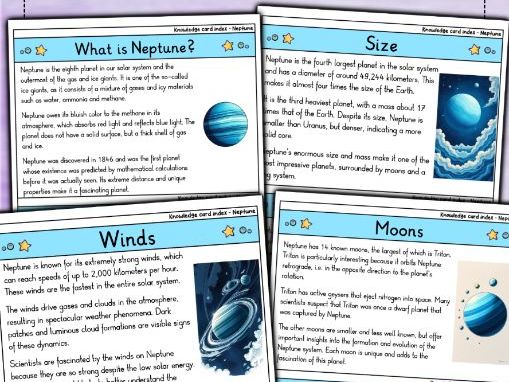 Neptune - Flashcards | Astronomy | Ice Giant | Moons & Atmosphere ...