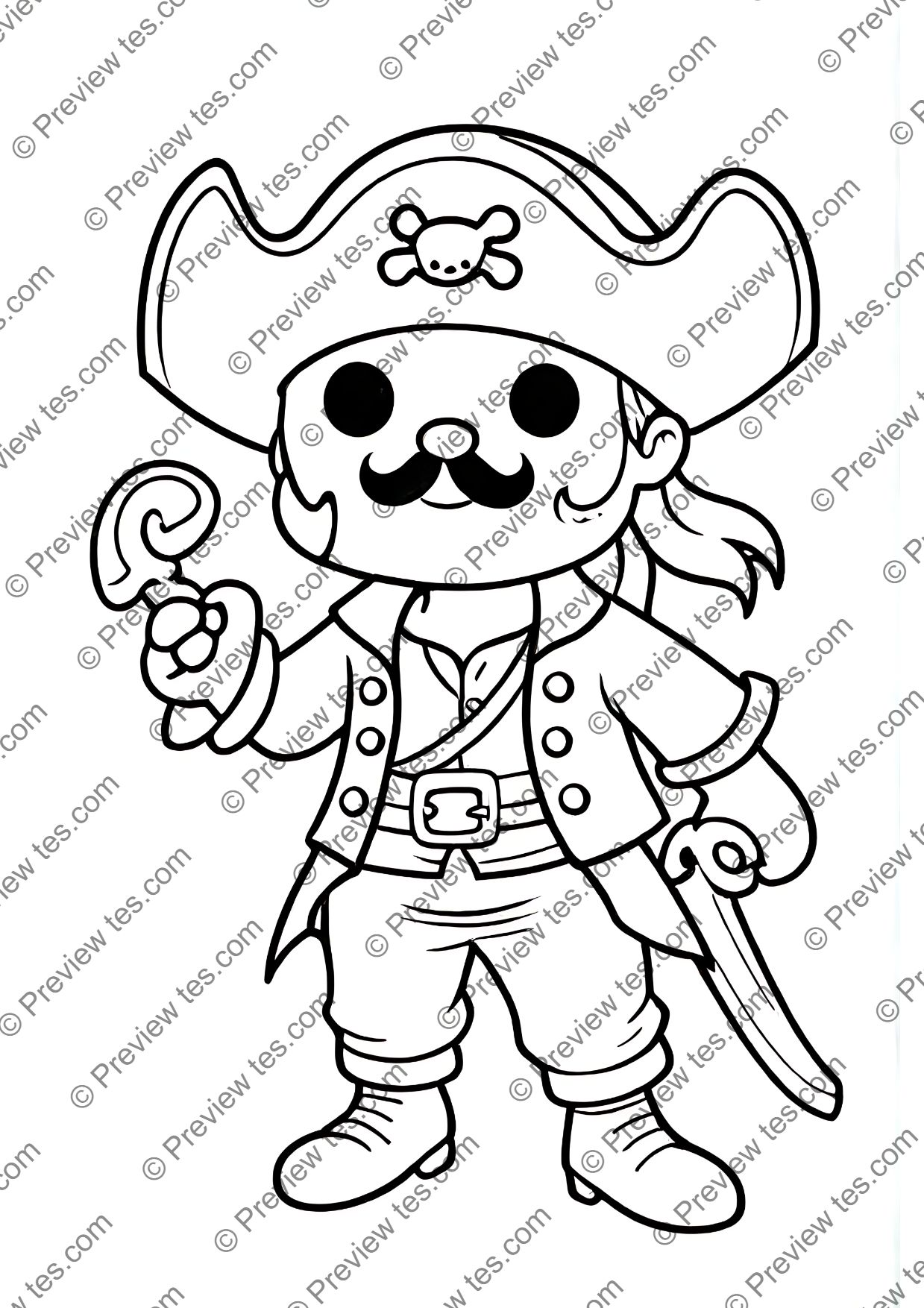 Pirate Coloring Pages | Fun Pirate Activity Sheets for Creative Art ...