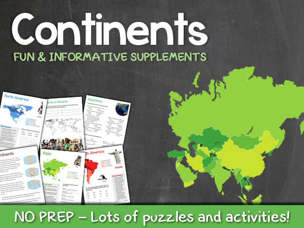 Continents by willemmacau - Teaching Resources - TES