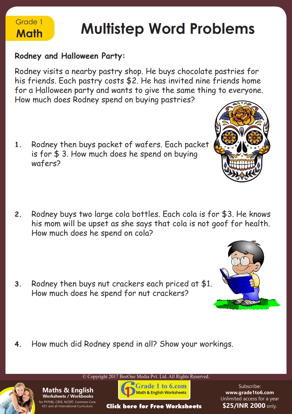 First Grade Math Workbook | Grade 1 PYP (IB) | Teaching Resources