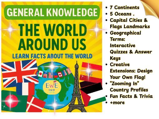 Geography General Knowledge Pack | Literacy | The World Around Us ...