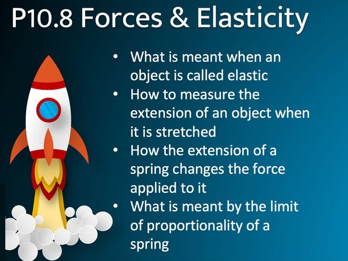 P10.8 Forces & Elasticity | Teaching Resources