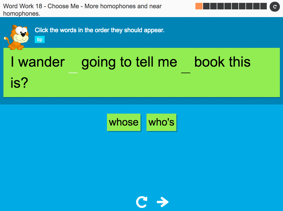 More homophones - Interactive Spelling Exercise - Year 3 Spag ...