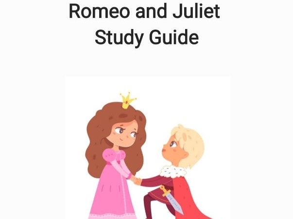 Romeo and Juliet Study Guide | Teaching Resources