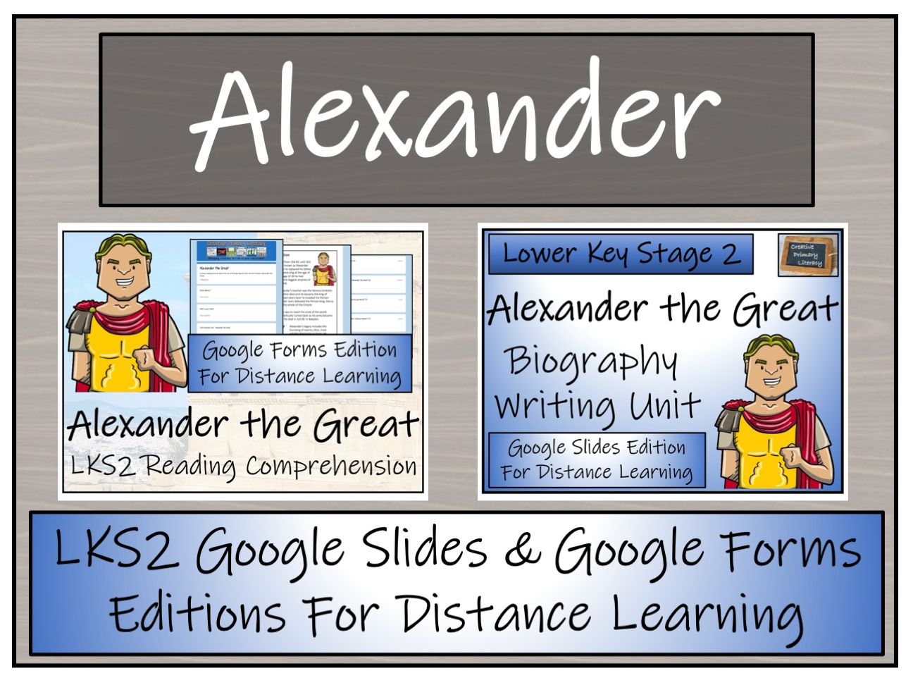LKS2 Alexander the Great Biography & Reading Comprehension Bundle ...
