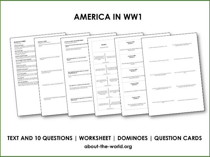 America in WW1 | Teaching Resources