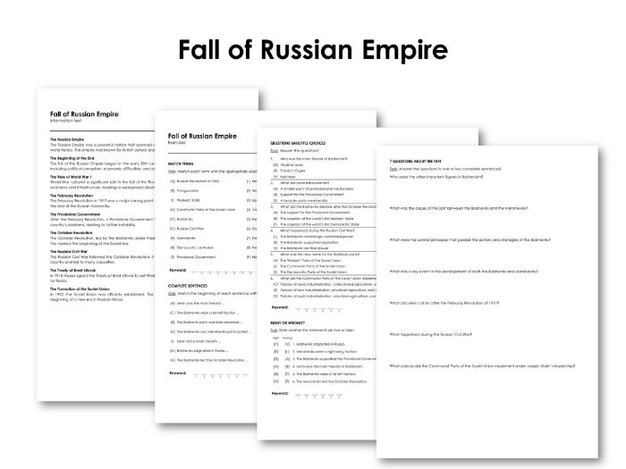 Fall of Russian Empire | Teaching Resources
