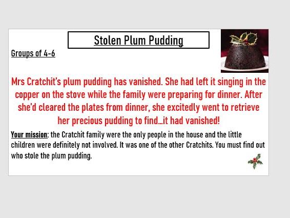 A Christmas Carol Murder-Mystery Style Fun Revision Lesson | Teaching ...