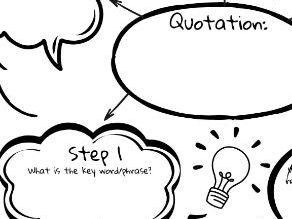 Quotation Explosion Template | Teaching Resources