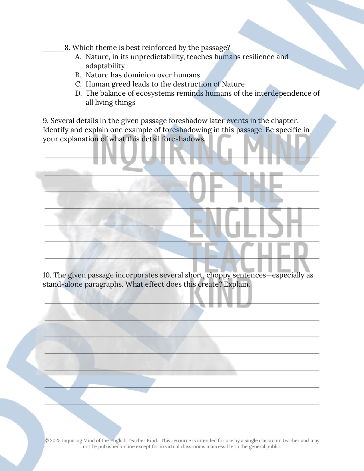 Jurassic Park by Michael Crichton Chapter 32 Close Reading Analysis ...