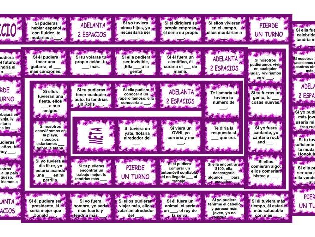Conditional Sentences Type 2 Spanish 4 Worksheet-2 Game-1 Exam Bundle ...