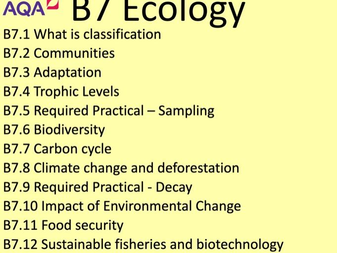 B7.8 Climate Change and Deforestation | Teaching Resources