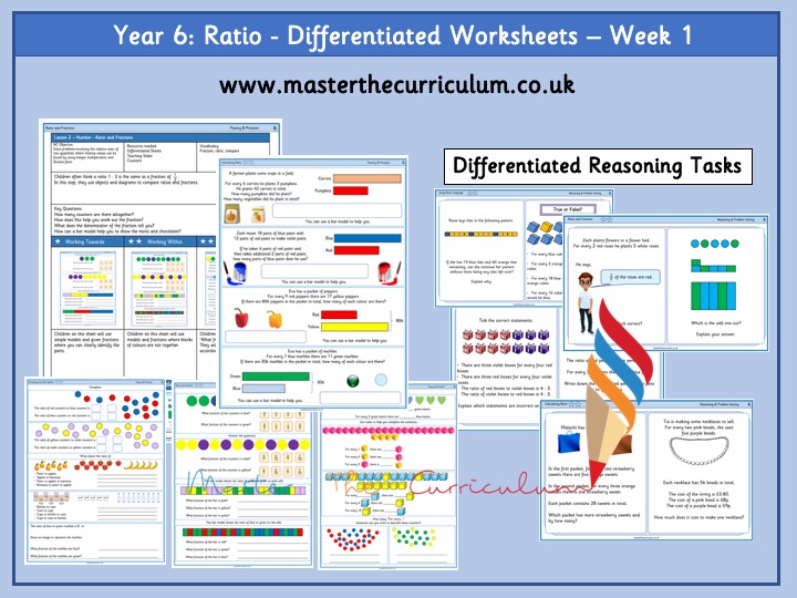 Ratio and Proportion Questions and Worksheets KS1, KS2 ǀ Tes