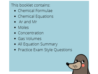 Stoichiometry revision booklet | Teaching Resources