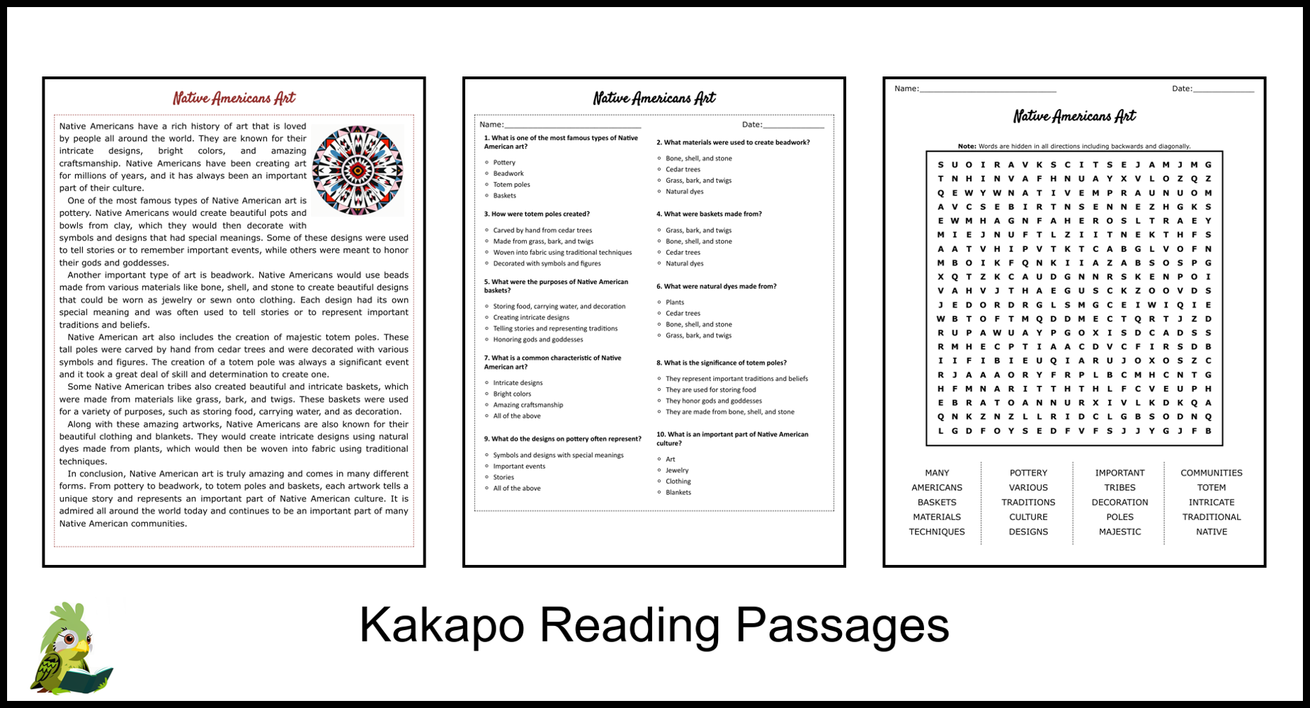 Art Reading Comprehension Worksheets Hundertwasser Reading