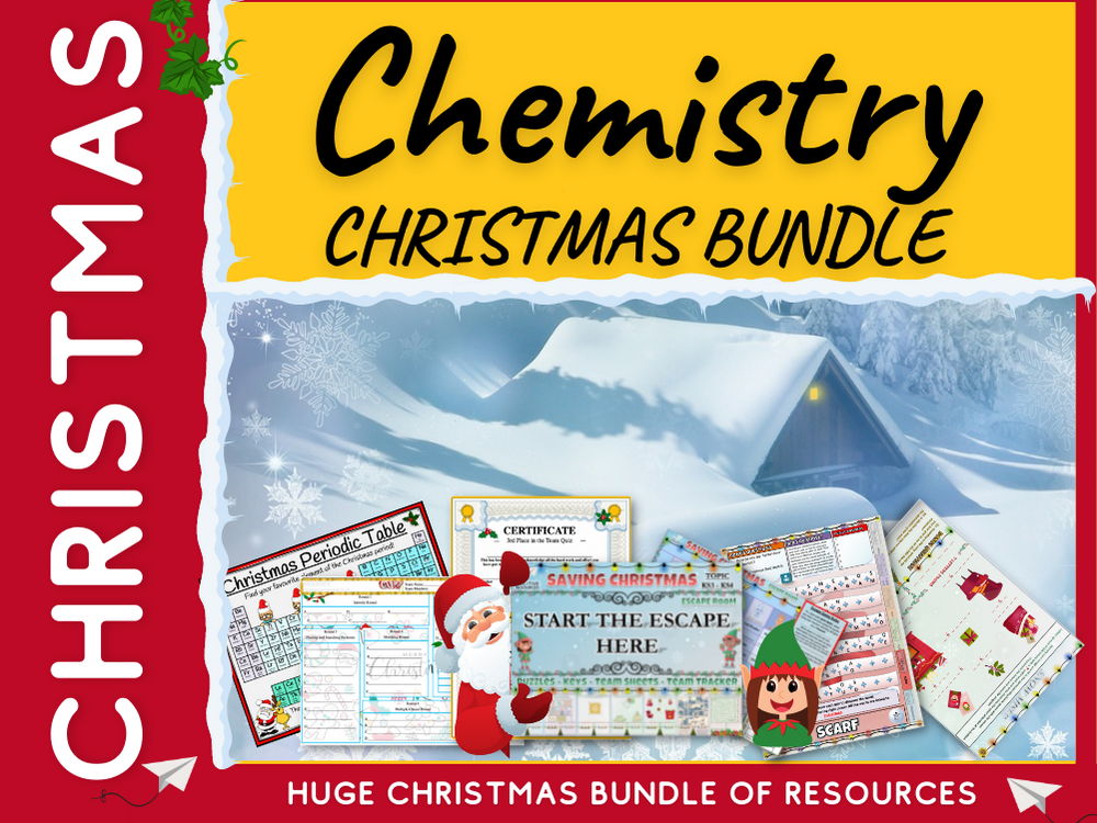 Chemistry Christmas 2023 End of Year | Teaching Resources
