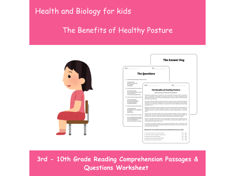 The Benefits of Healthy Posture Reading Comprehension Passages ...