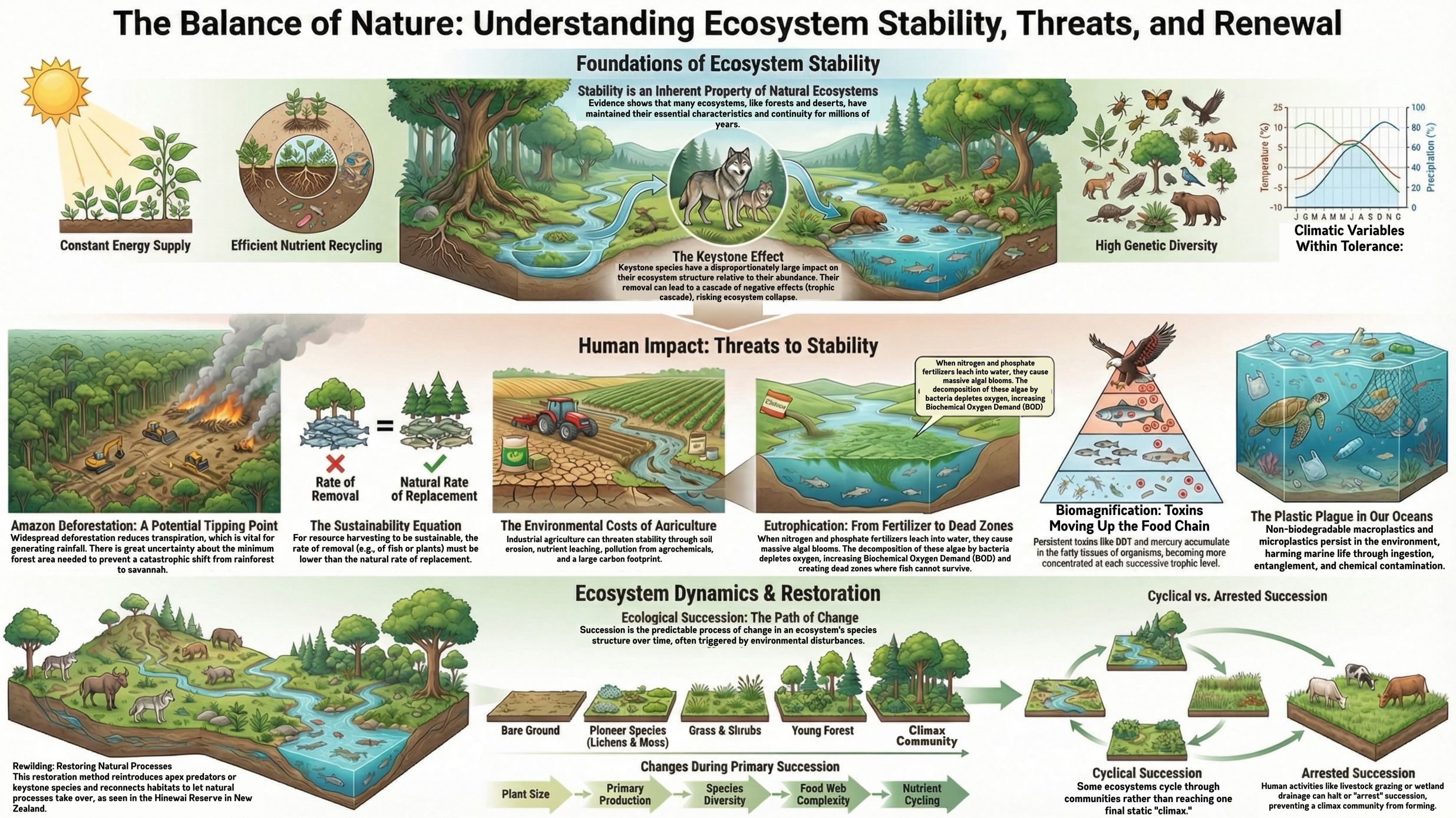 IB DP Biology Digital Infographic Poster: D4.2 Stability and Change ...