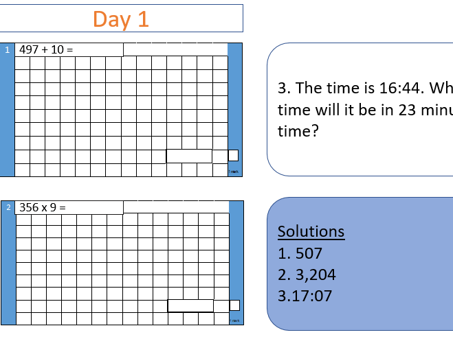 Year 6 Maths Revision Maths Meeting Questions Teaching Resources