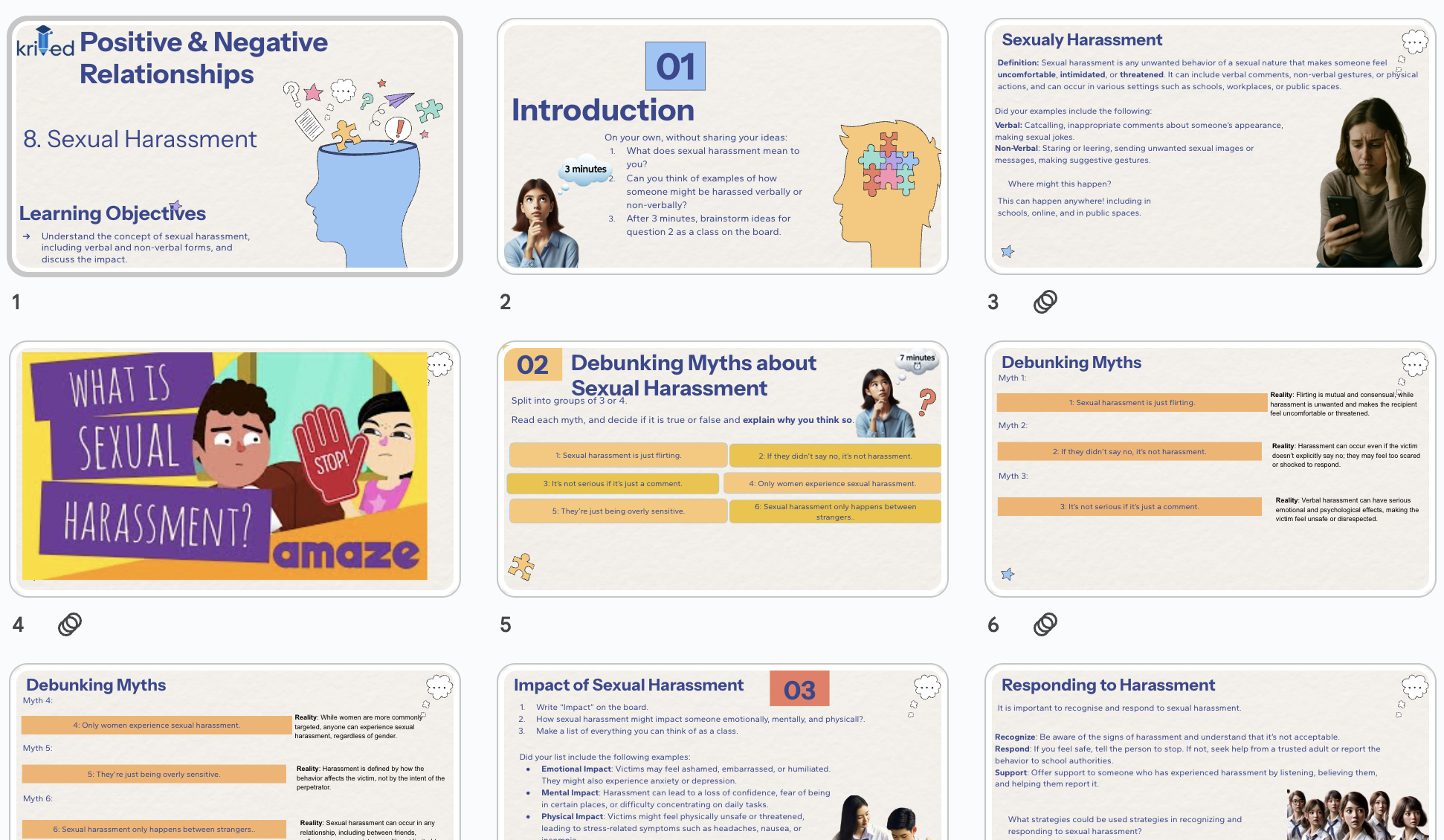 Sexual Harassment – KS3 Year 9 PSHE Lesson on Boundaries and Impact ...