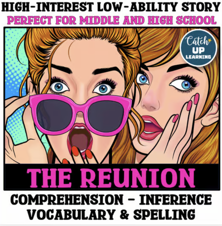 Reading Comprehension Passages Short Stories for Older Reluctant ...