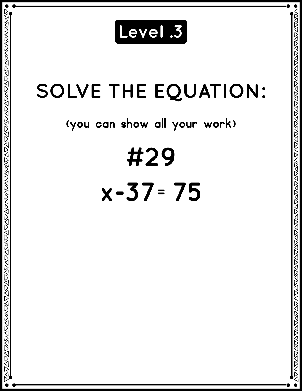 Ks3 One-step Equations Task Cards - Addition & Subtraction | Year 7 