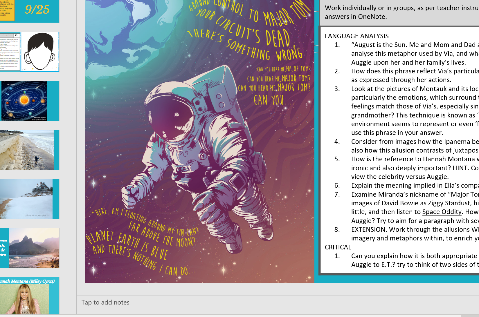 'WONDER' - POWERFUL VOICES - YR7 - LESSON 9 - Part 2 - Via - Galaxy ...