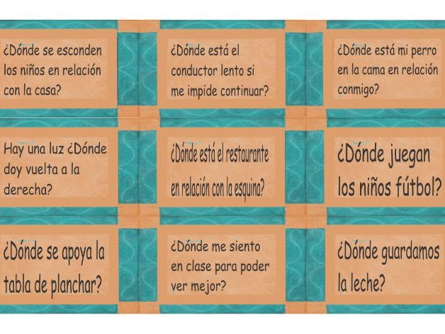 Place Prepositions Spanish 4 Worksheet-2 Game-1 Exam Bundle | Teaching ...
