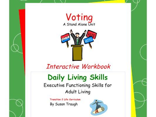 Voting - 2 Workbooks - Daily Living Skills | Teaching Resources