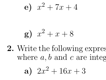 Completing the square Bundle | Teaching Resources