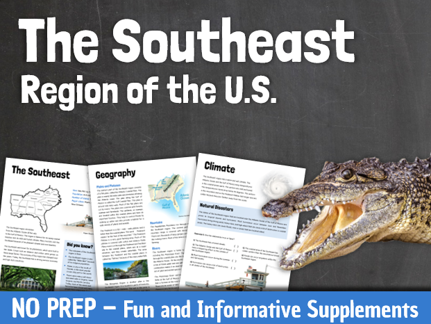 Us Southeast Region Map Quiz