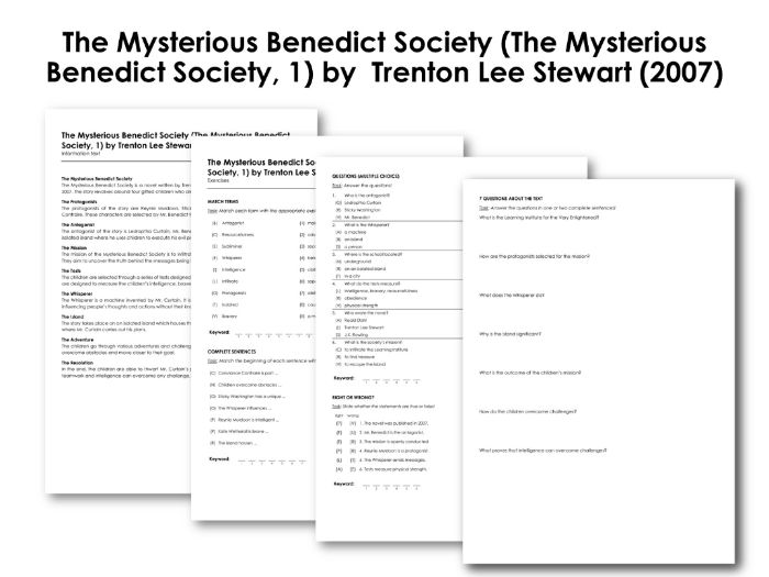 The Mysterious Benedict Society (The Mysterious Benedict Society, 1) by ...