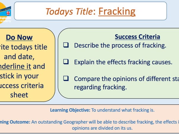 Fracking | Teaching Resources