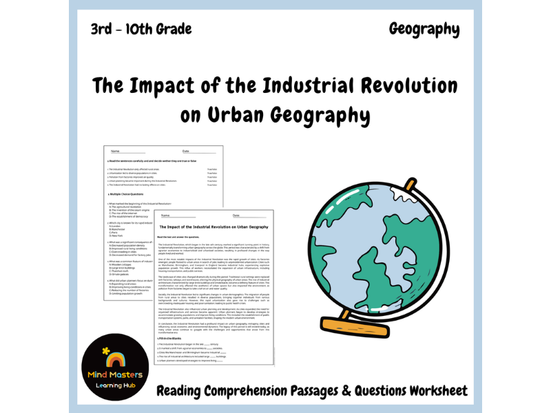 The Impact of the Industrial Revolution on Urban Geography Reading ...