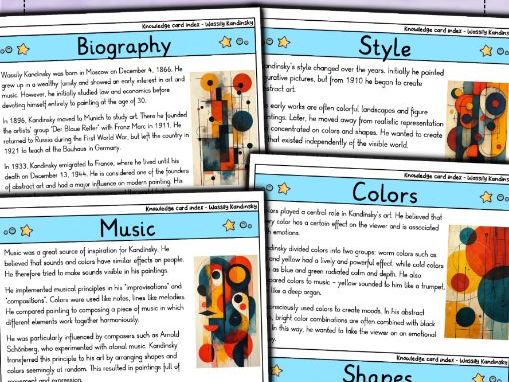 Wassily Kandinsky - Flashcards | Art | Abstract Art | Key Works ...