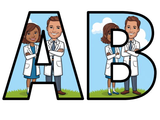 Doctors Nurses Dramatic Role Play Center Area Lettering Set Display ...