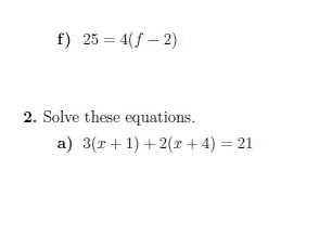 Equations and formulae worksheets (with solutions) | Teaching Resources