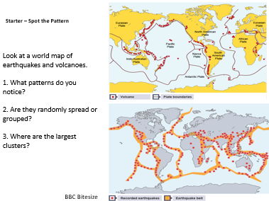 KS3 Tectonic Hazards: Where and Why Do Earthquakes and Volcanoes Occur ...