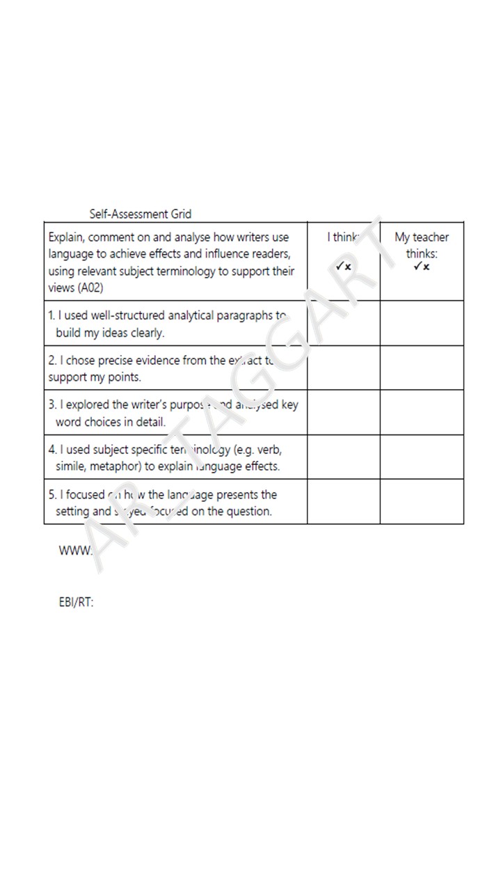 ORIGINAL - AQA (2026) GCSE English Language Paper 1 |+ Q5 Writing ...