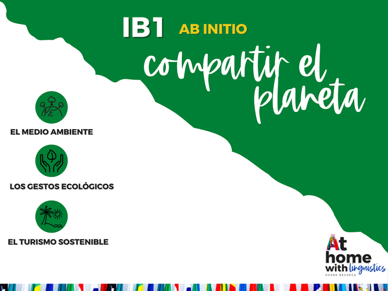 Spanish Vocabulary List Sharing the Planet IB1 - Ab Initio | Teaching ...