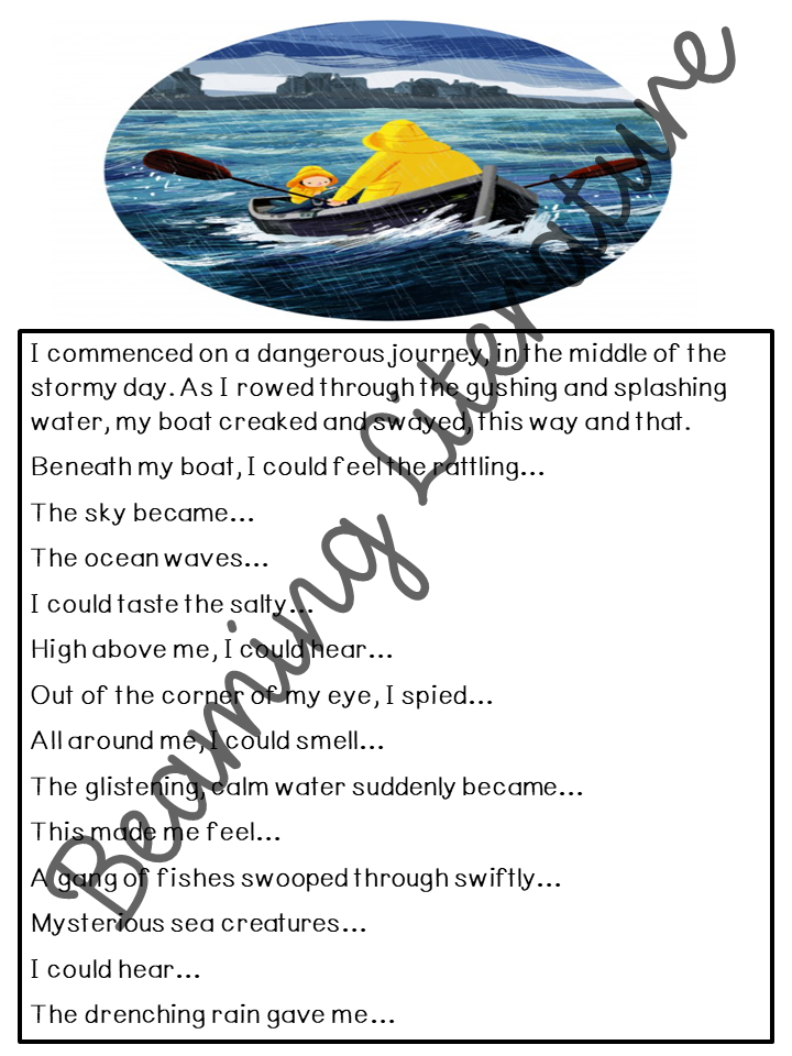 The Storm Whale by Benji Davis: Storm Setting Description | Teaching ...