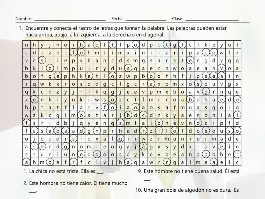 Antonyms and Opposite Actions Wacky Trails Spanish Worksheet | Teaching ...