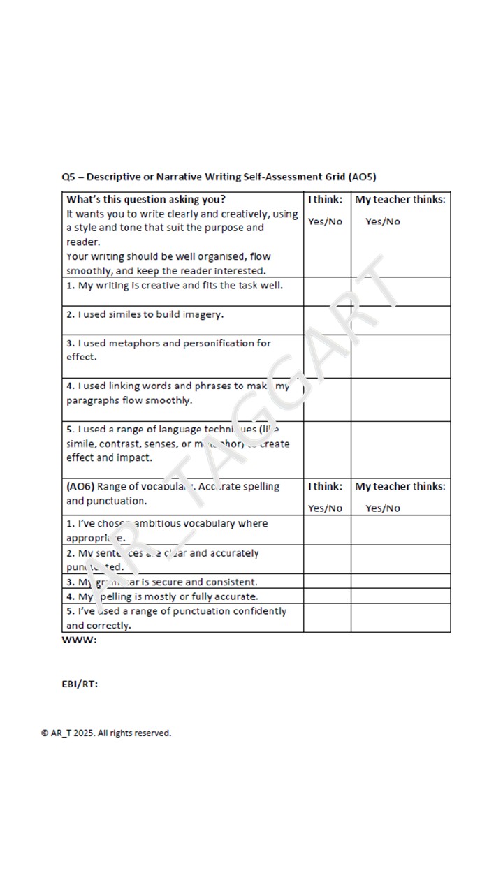 QUESTION 5 - SNOW | 2026 PAPER 1 | PLANS | AO GRID | MODELS | Teaching ...