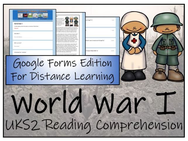 UKS2 World War I Display, Sorting, Comprehension & Writing Bundle ...