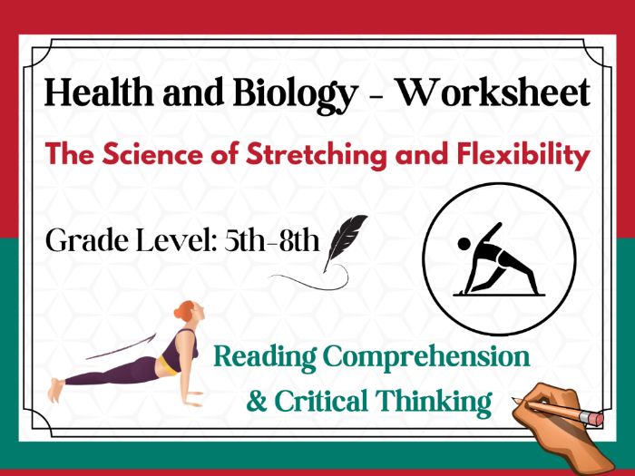 The Science of Stretching and Flexibility: Reading Comprehension ...