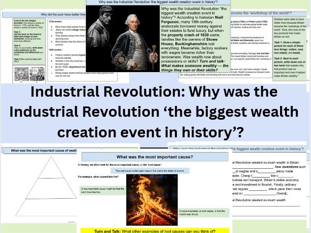 KS3 History Industrial Revolution Lesson - Workshop of the World ...