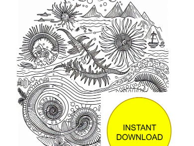A Little Bit of Prehistory Mindfulness Colouring Pages | Teaching Resources